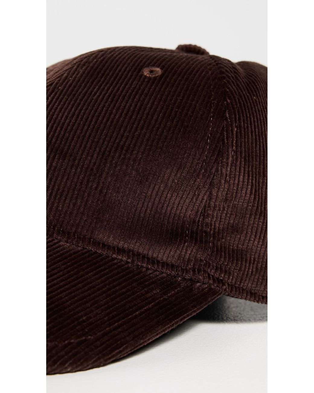 Rag & Bone Harlow Corduroy Baseball Cap in Black | Lyst