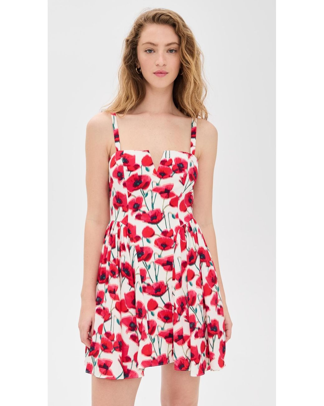 Amanda Uprichard Sarabeth Dress in Red | Lyst