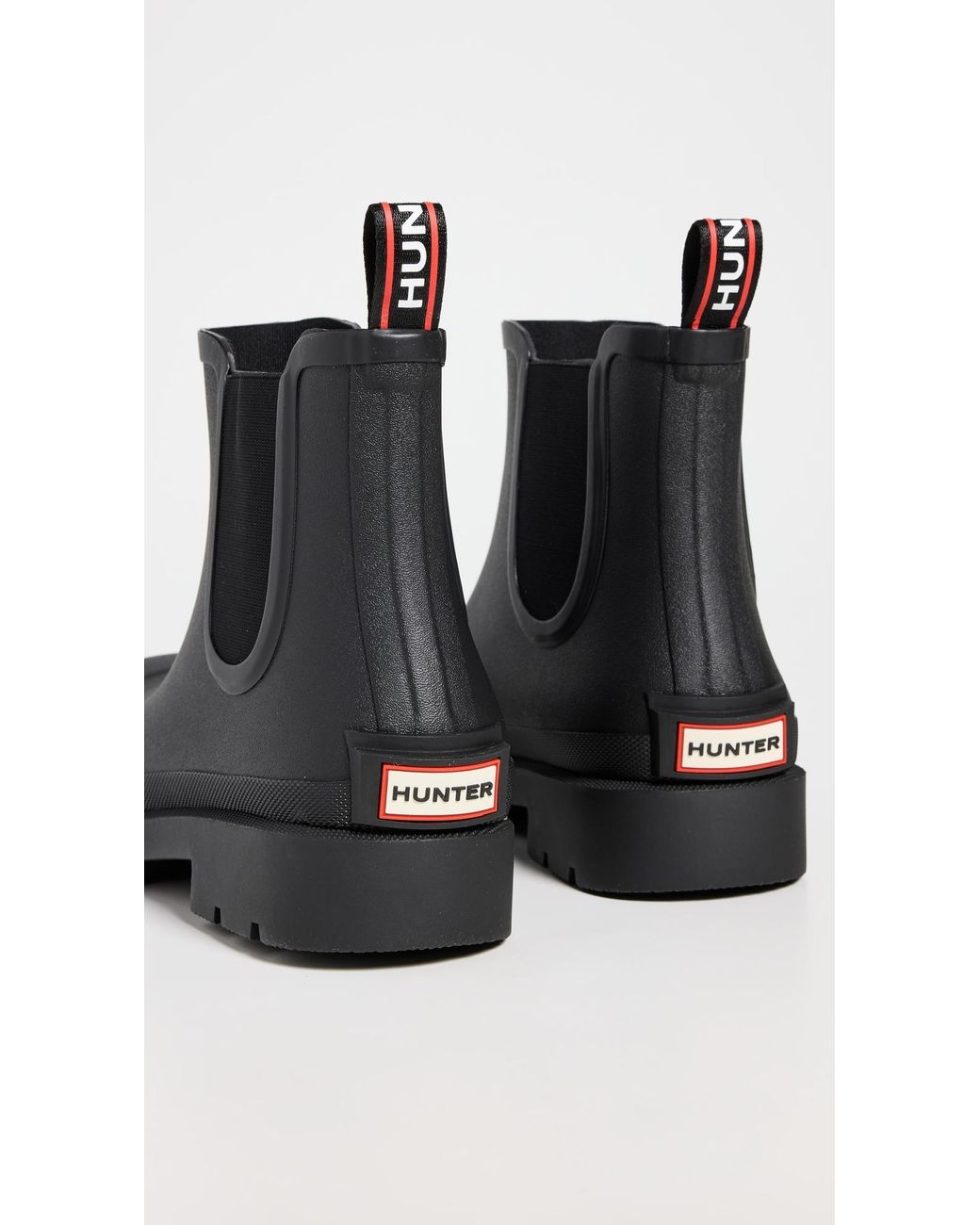 HUNTER Orford Booties in Black for Men | Lyst