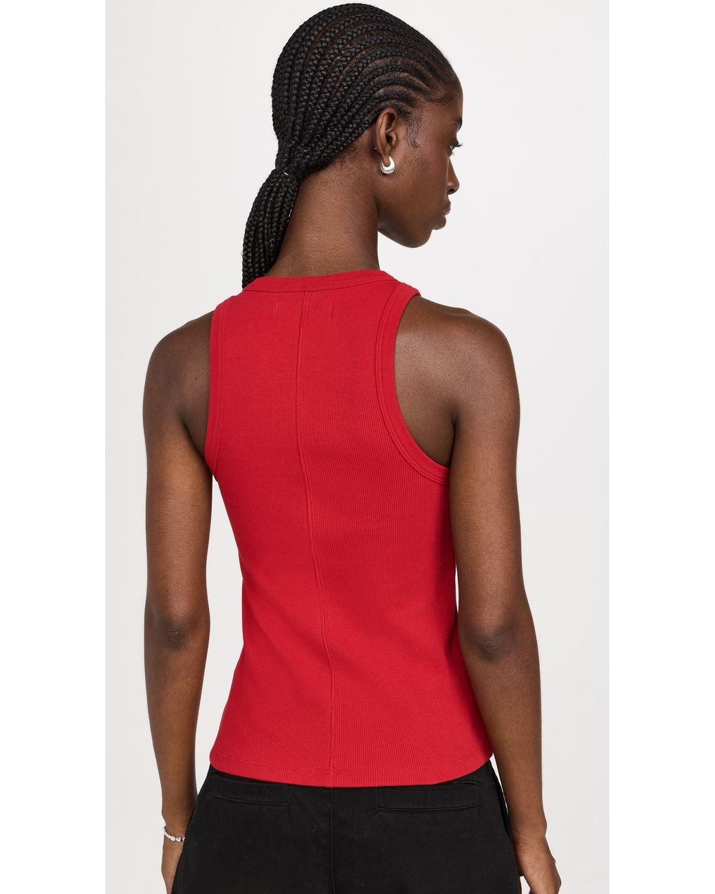 Sold Out NYC The Not So Basic Tank in Red | Lyst