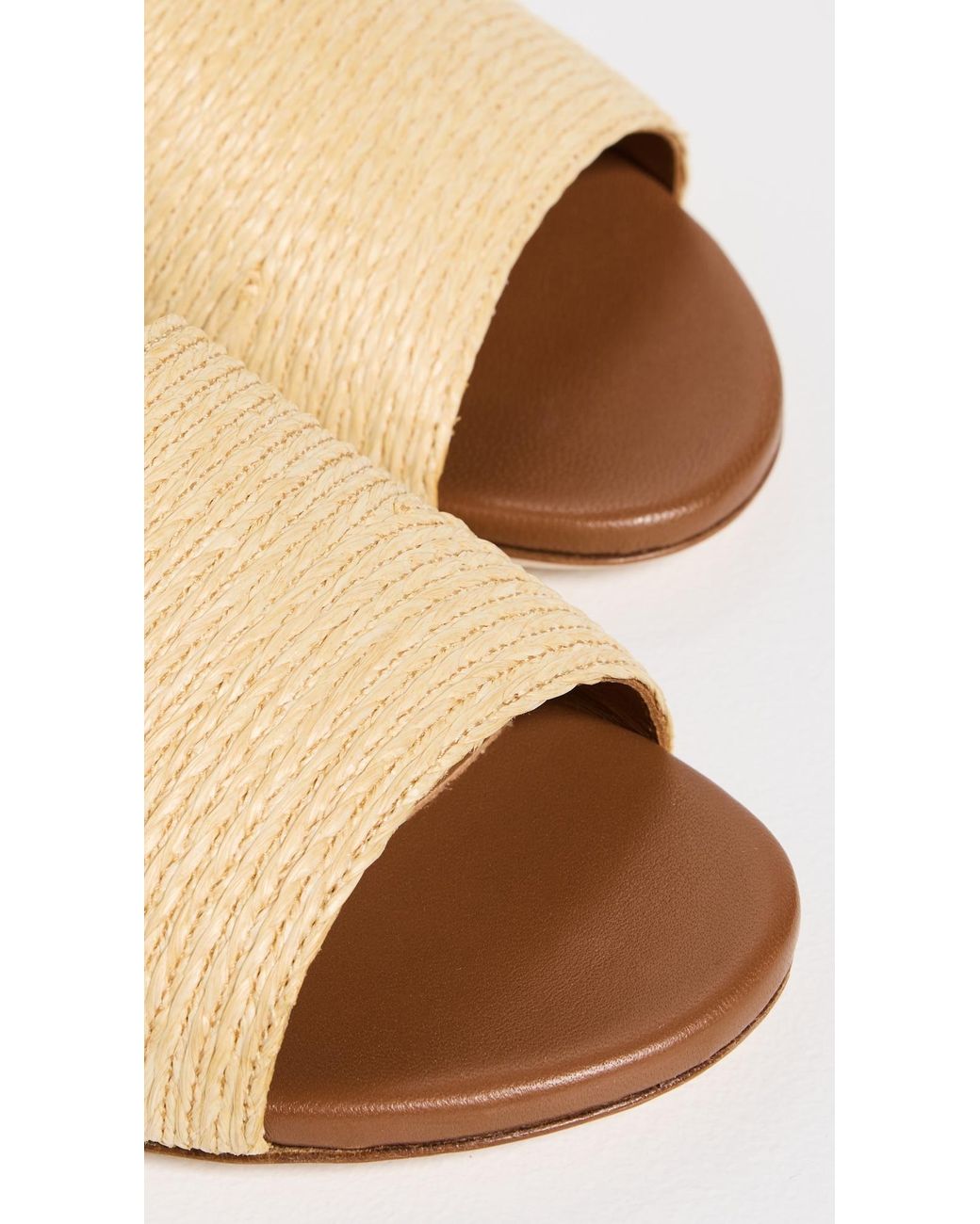 STAUD Catherine Sandals in White | Lyst