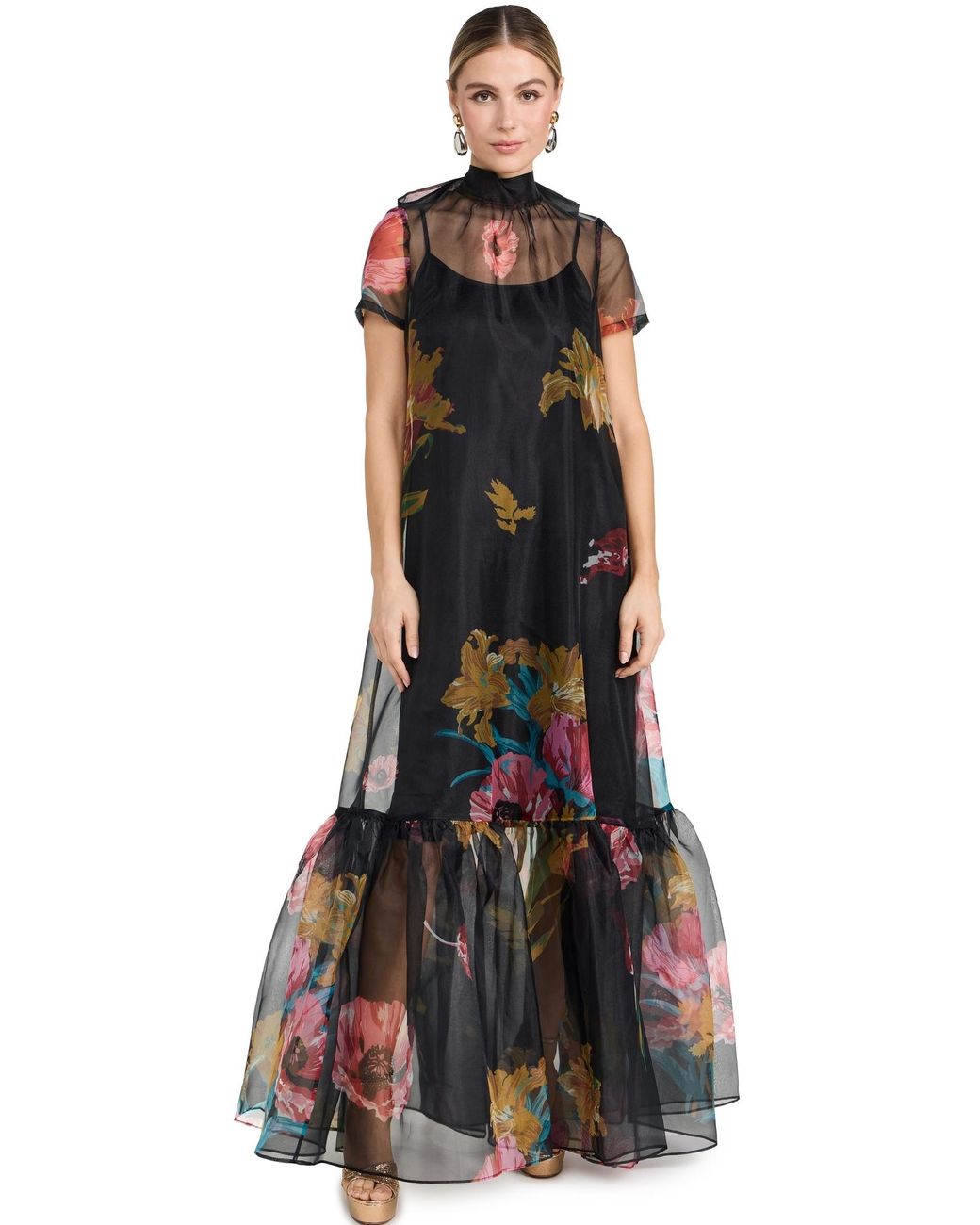 STAUD Calluna Dress in Black | Lyst