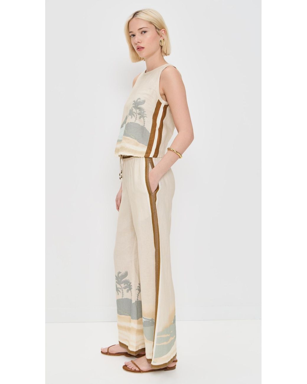 Las Sureñas Ipanema Top in Natural | Lyst