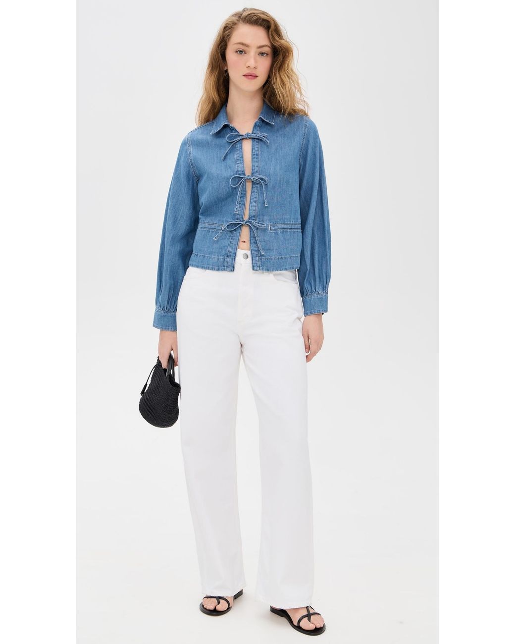 AG Jeans Dottie Jacket in Blue | Lyst