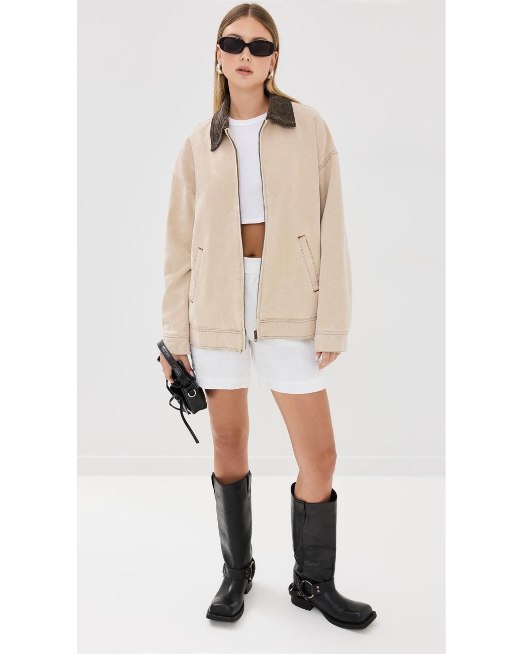 Lioness Workwear Barn Jacket in Natural | Lyst