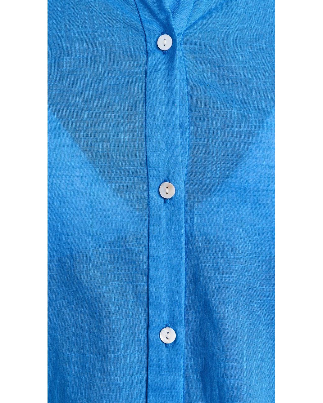 Playa Lucila Button Down Shirt in Blue | Lyst