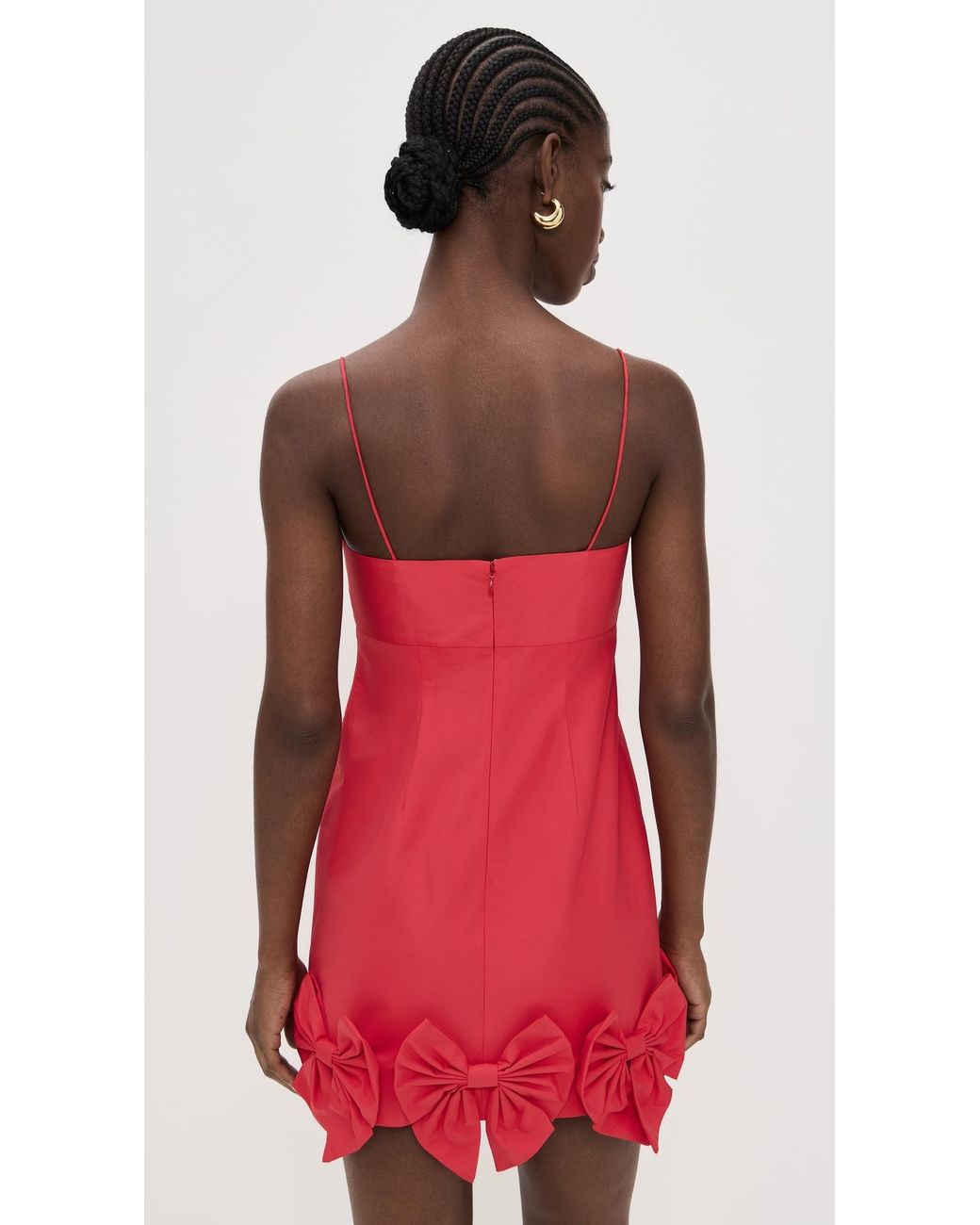 LoveShackFancy Kennedi Dress in Red | Lyst