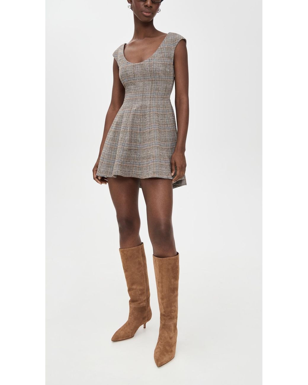 Veronica Beard Lisa Tall Shaft Boots in Brown | Lyst