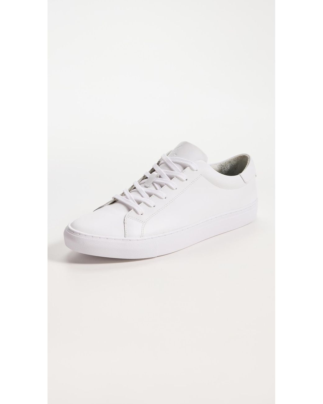 Polo Ralph Lauren Jermain Ii Leather Sneakers in White for Men | Lyst