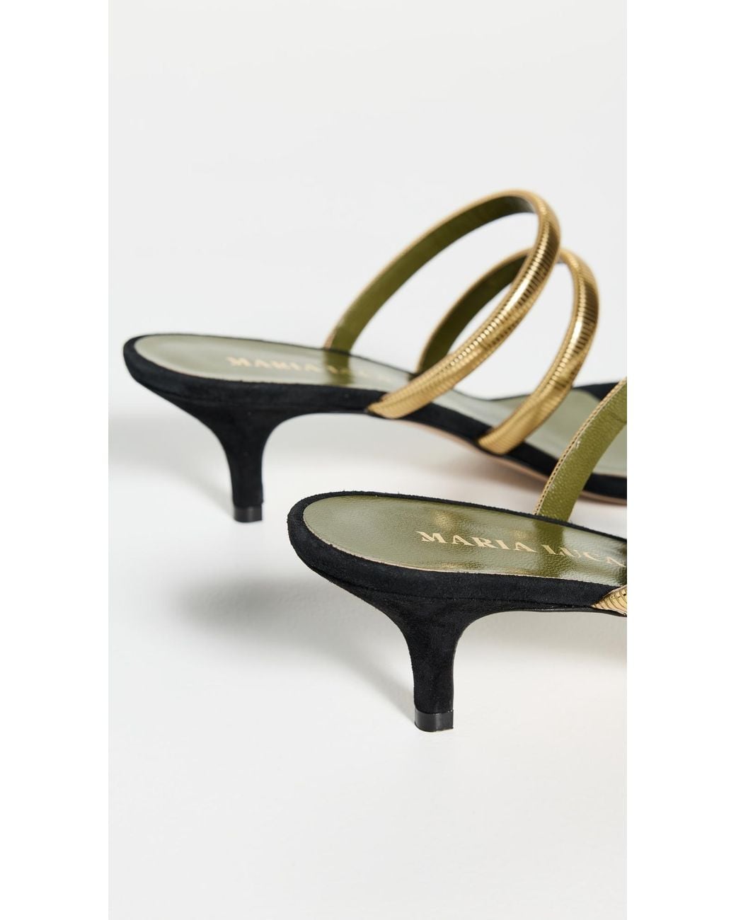 MARIA LUCA Modia Sandals in Black | Lyst