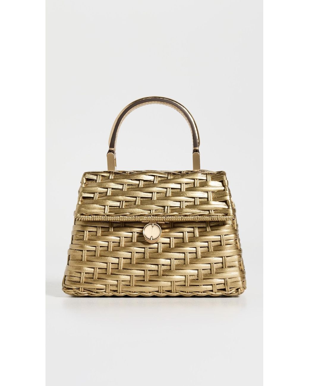 Cult Gaia Nano Sybil Crossbody Bag in Natural | Lyst