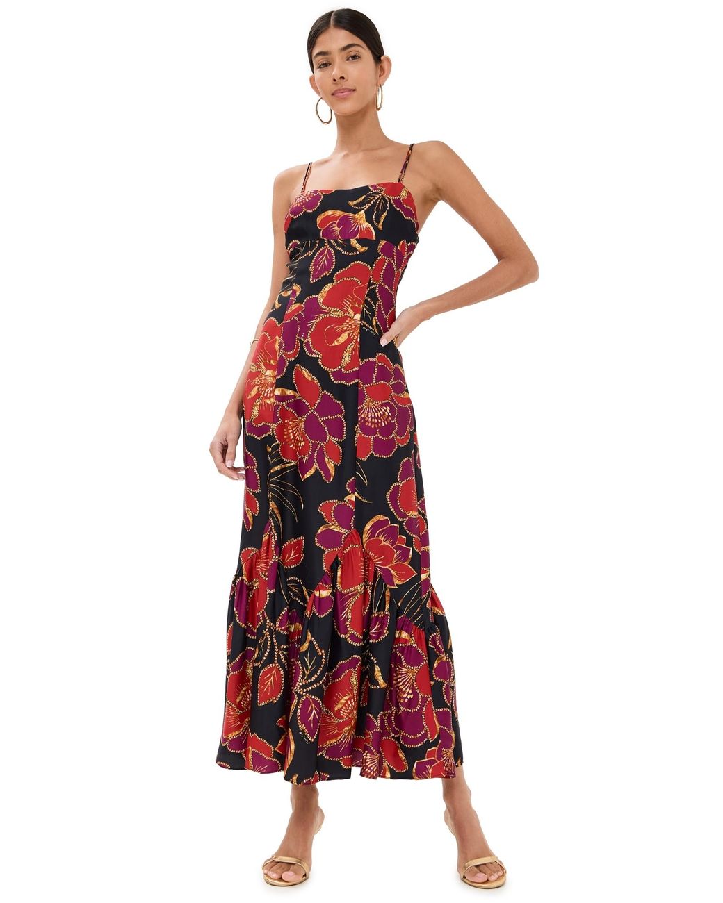 FARM Rio Maxi Dress in Red | Lyst
