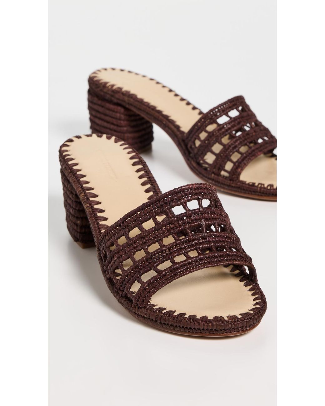 Carrie Forbes Alana Sandals in Brown | Lyst