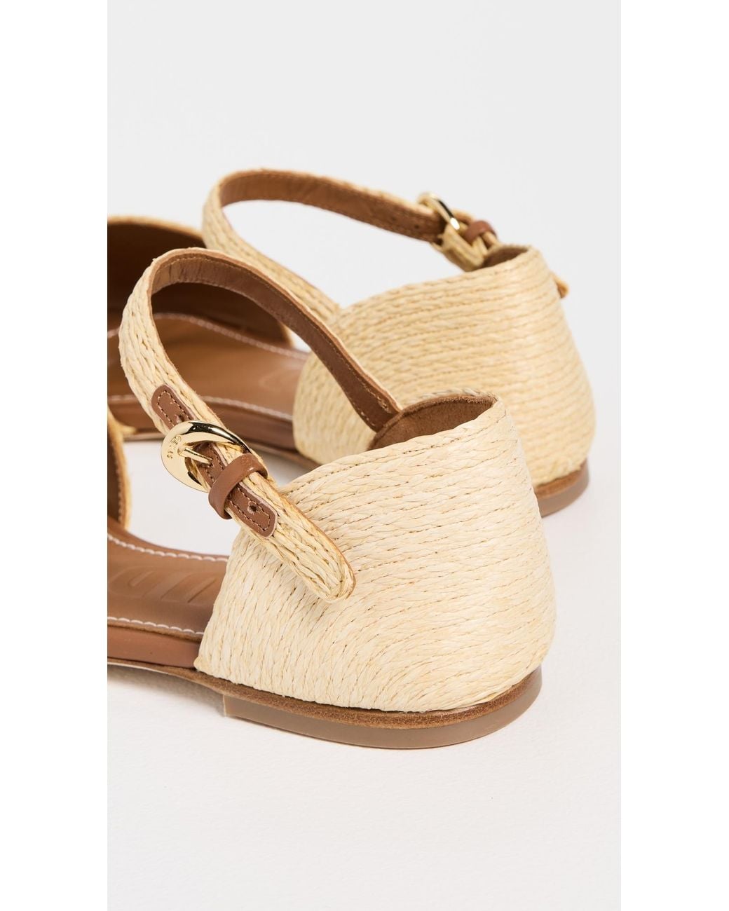 STAUD Catherine Sandals in White | Lyst