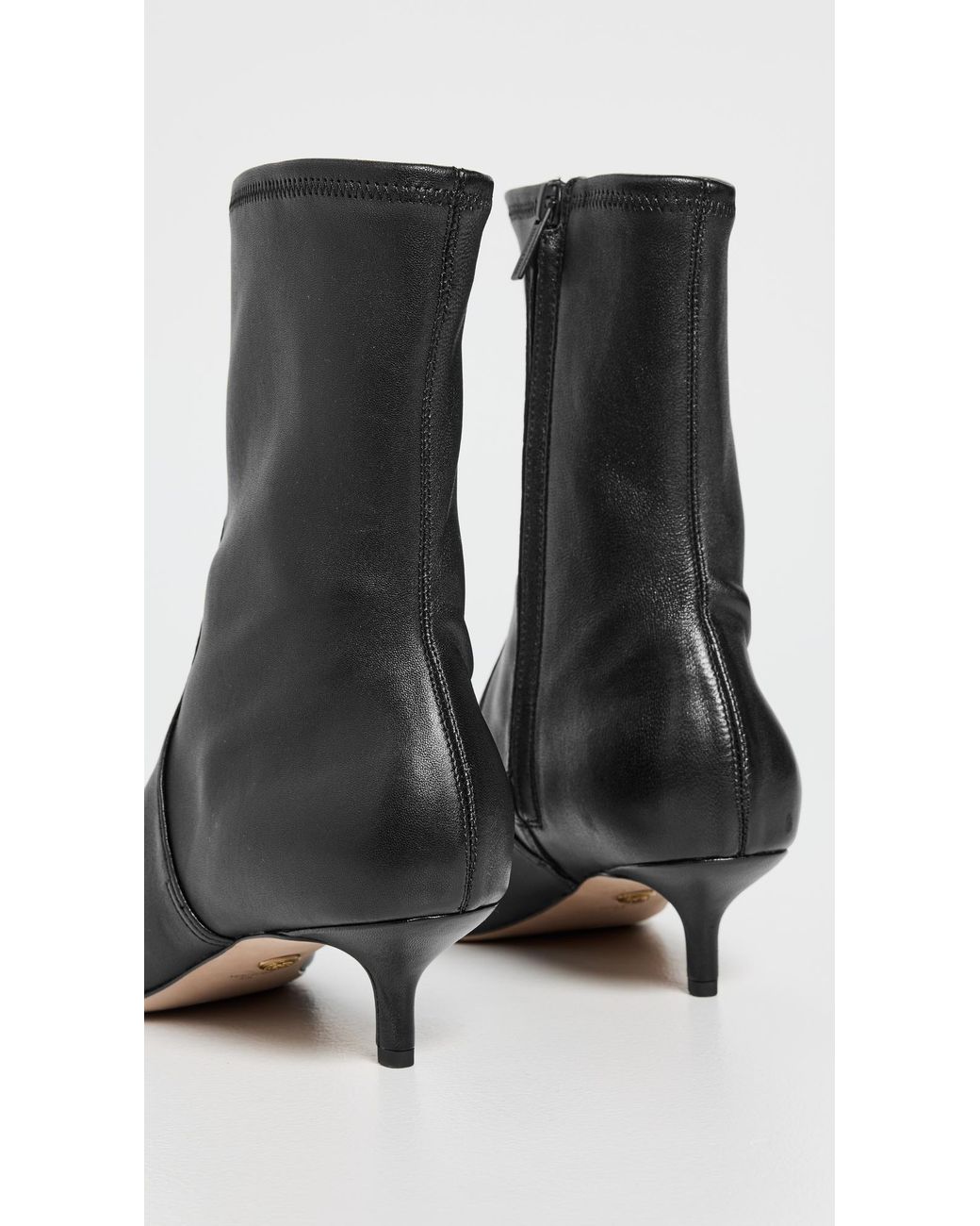 Veronica Beard Lisa Stretch Booties in Black | Lyst
