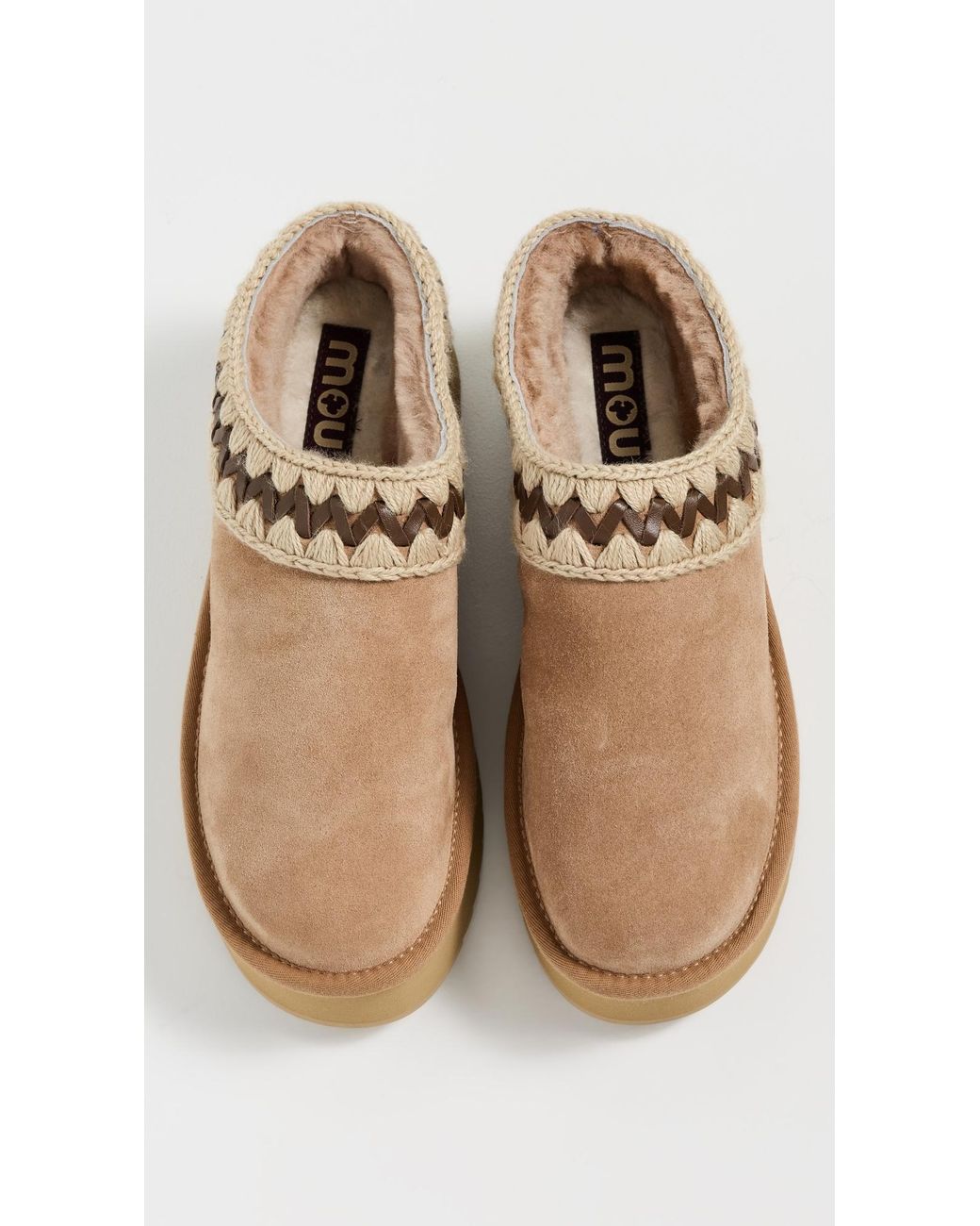 Mou Platform Clogs in Natural | Lyst
