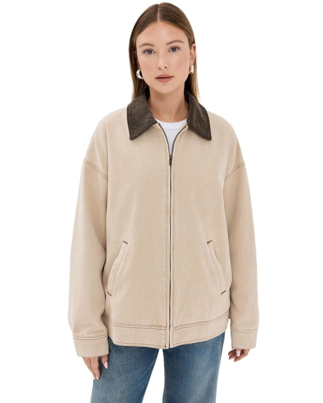 Lioness Workwear Barn Jacket in Natural | Lyst
