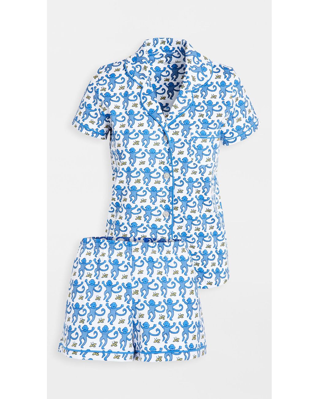 Roberta Roller Rabbit Monkey Pj Polo Set in Blue | Lyst Canada