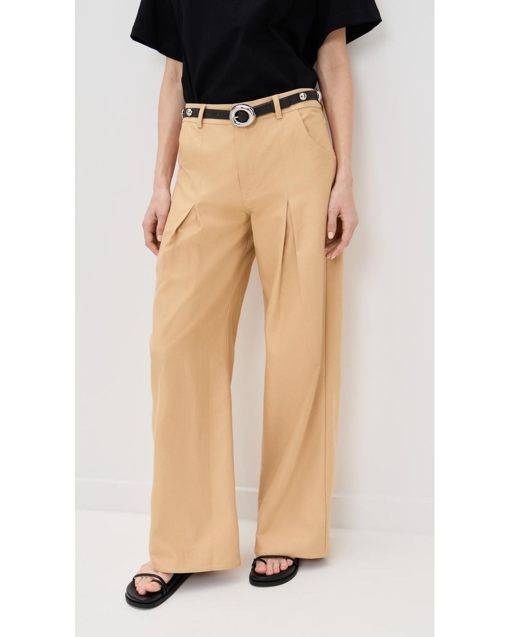 Rangel Renata Pants in Natural | Lyst