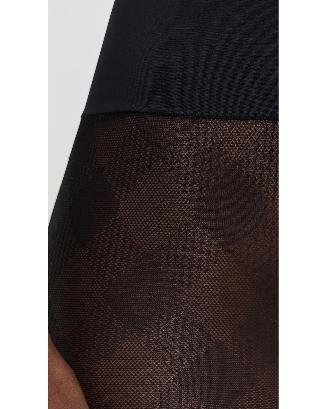 Commando Check Plaid Sheer Tights in Black | Lyst