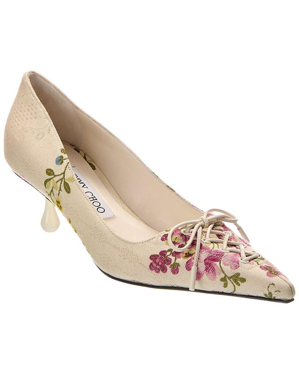 Jimmy Choo Scarlett 50 Jacquard Pump in Pink | Lyst