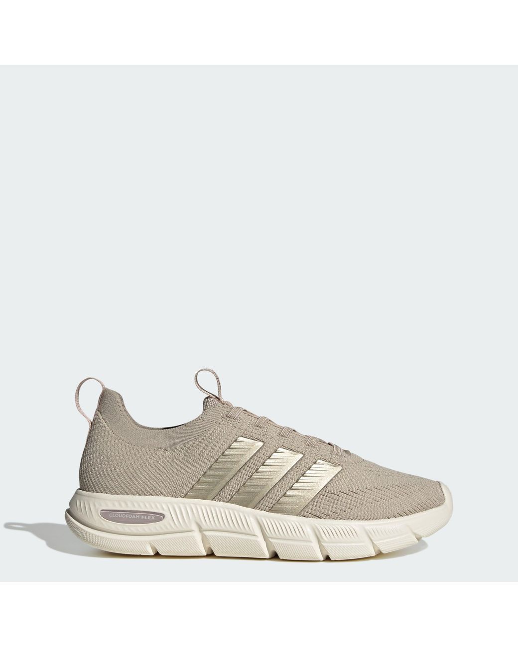 adidas Cloudfoam Flex Slounge Shoes in Natural | Lyst