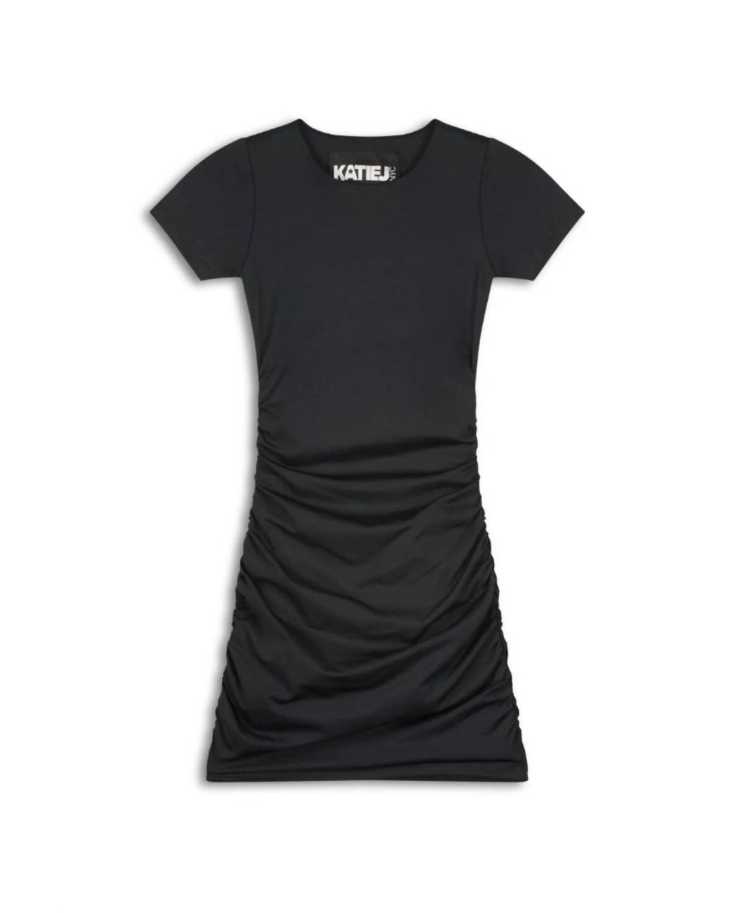 KatieJnyc Tween Riley Ruched Dress in Black | Lyst