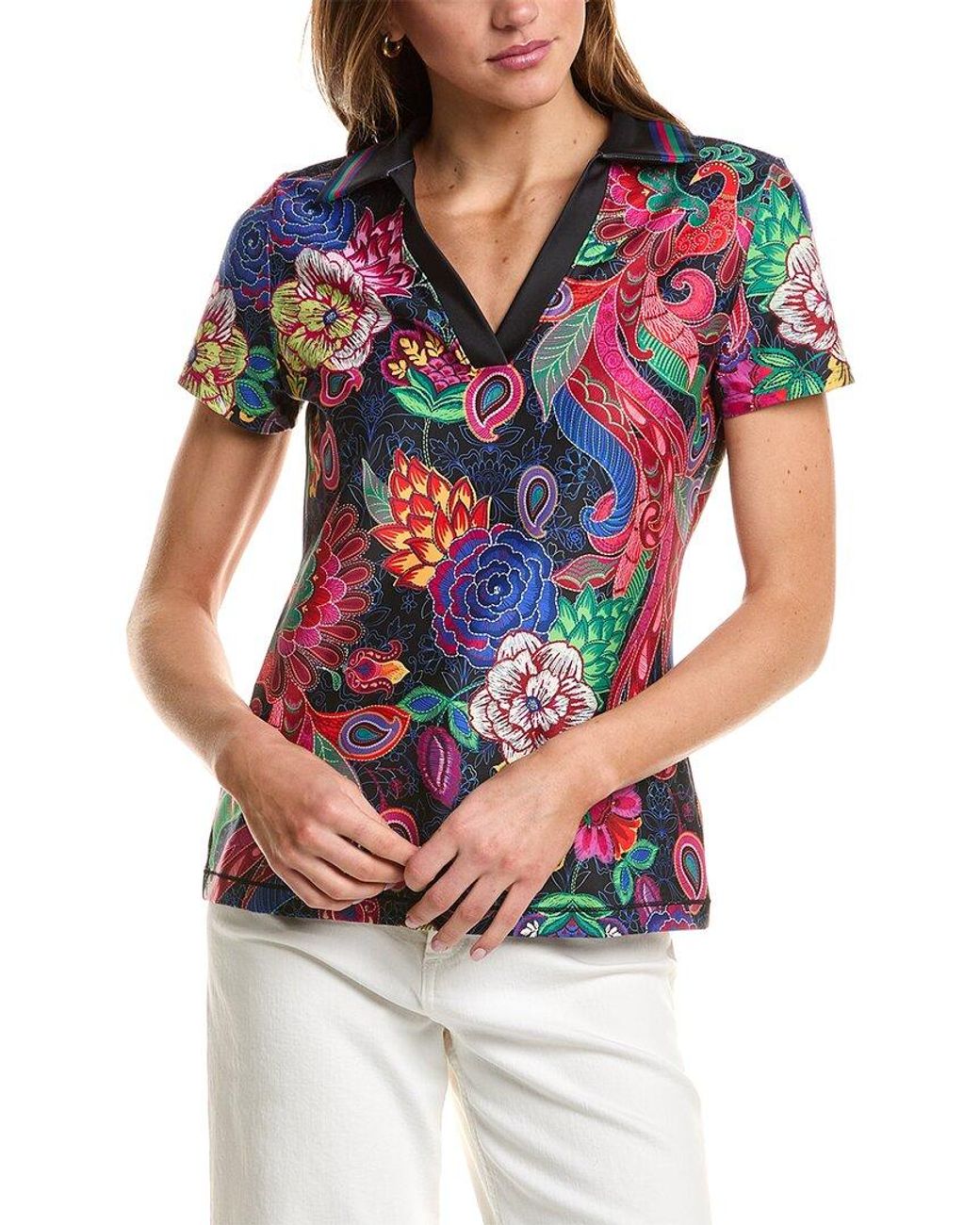 Johnny Was Bee Active Basic Polo Athletic T-Shirt | Lyst