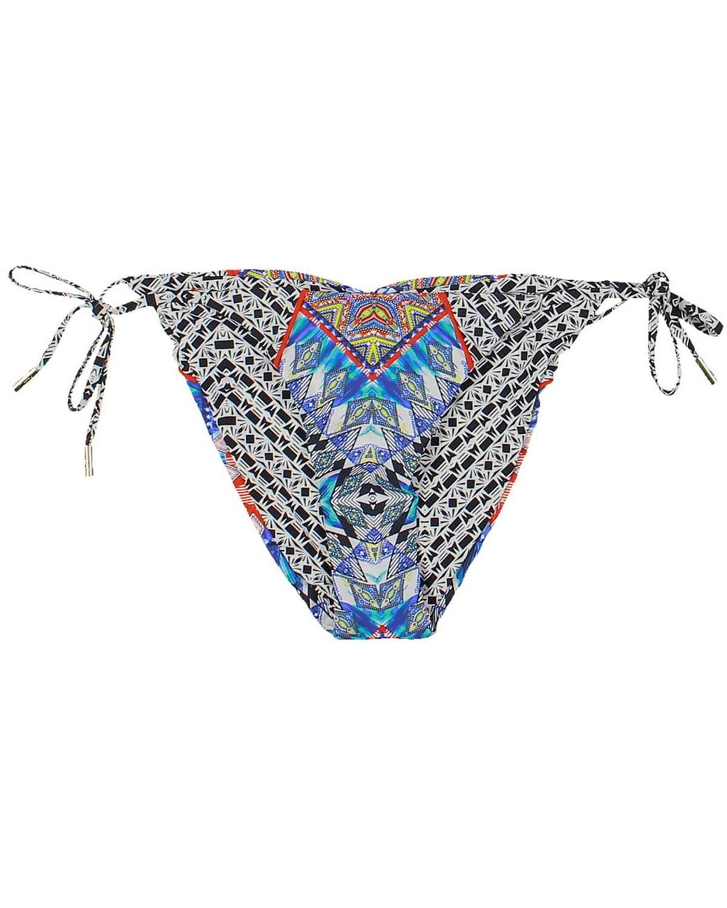 Red Carter Reversible Side Tie Swim Bottom Separates in Blue | Lyst