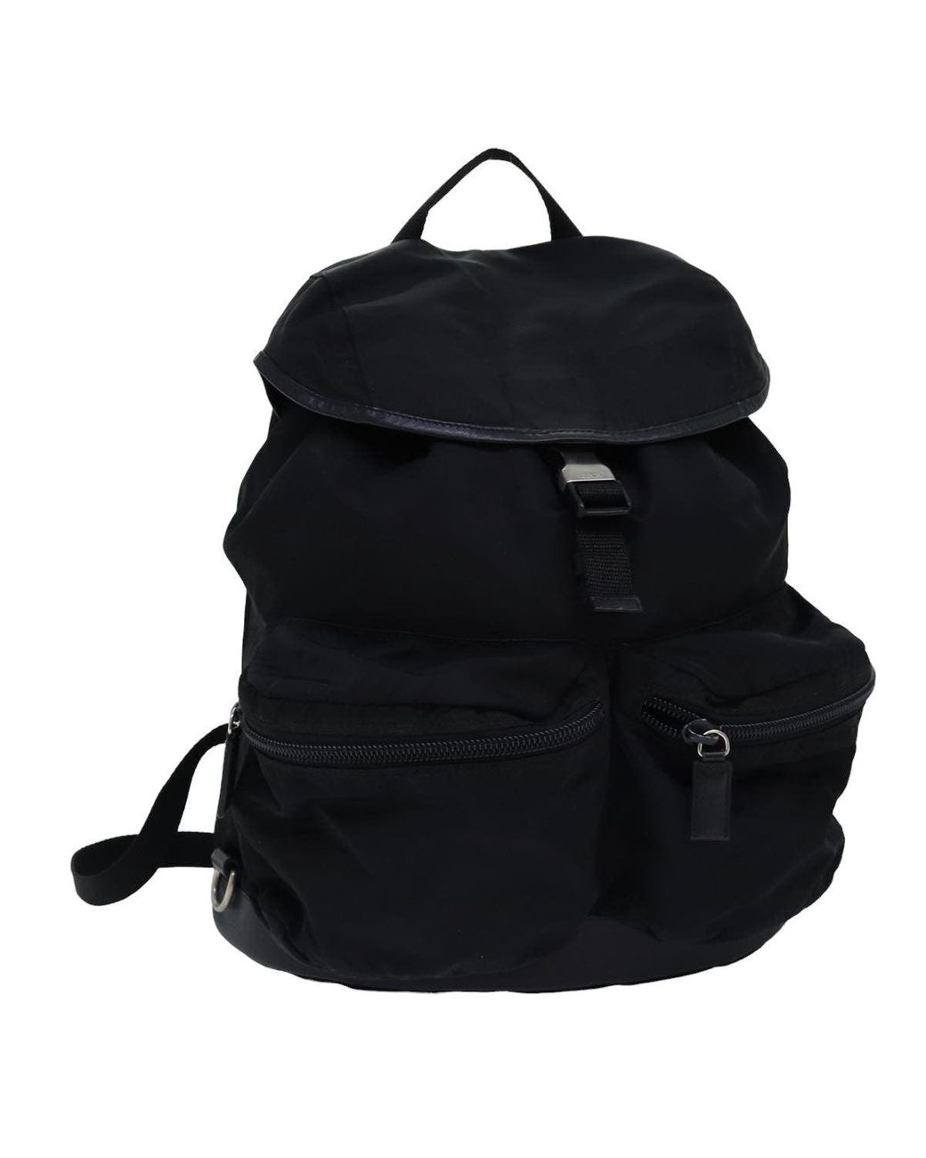 Prada Backpack Nylon Auth 76576 in Black | Lyst