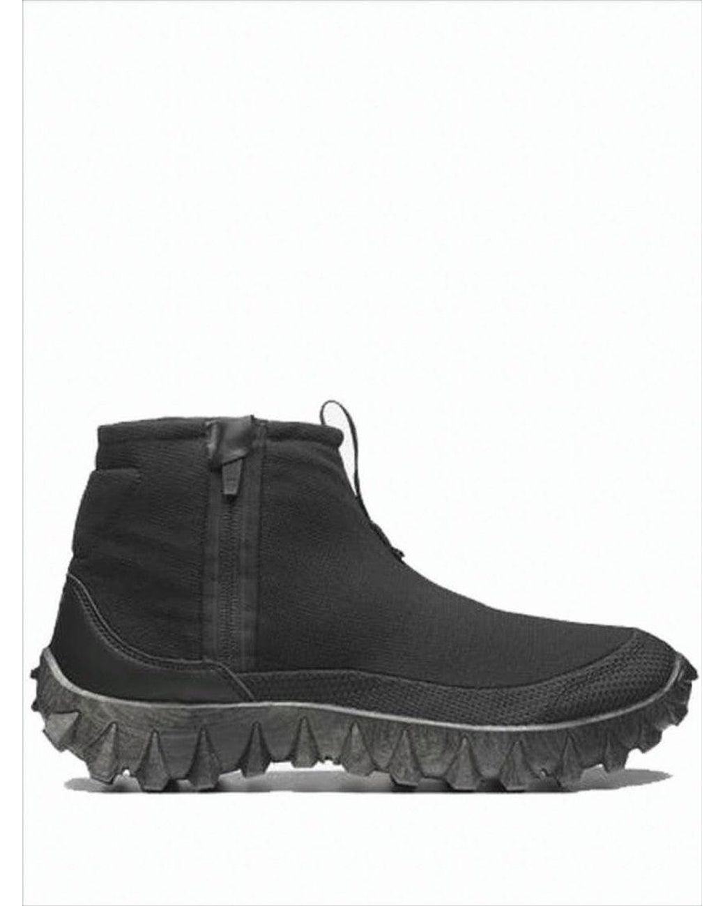 Salomon Ankle-High Wool-Lined Boots With Rugged Sole in Black | Lyst