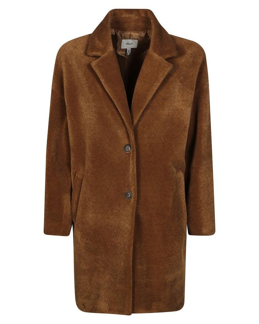 Dixie Double-Breasted Oversized Coat With Wide Lapels in Brown for Men ...