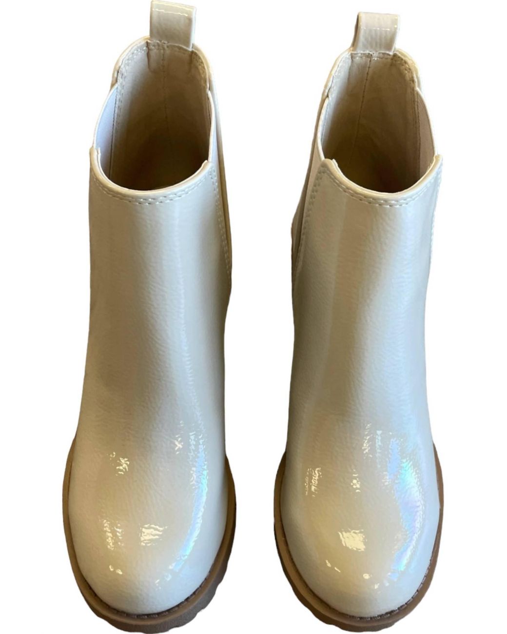 Fortune Dynamic Origami Boots in Natural | Lyst