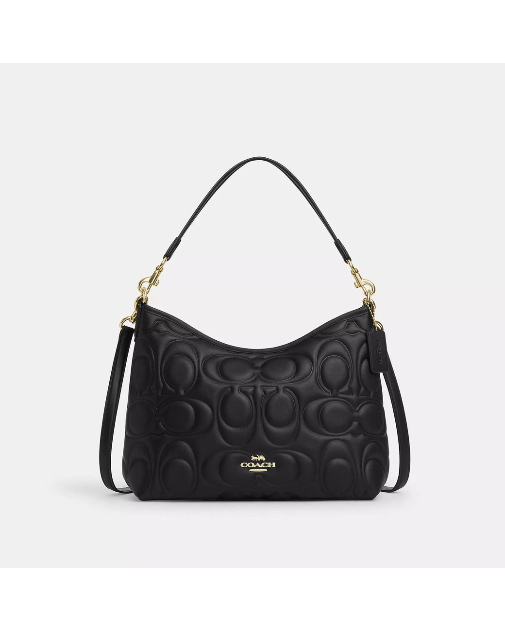 COACH Laurel Shoulder Bag in Black | Lyst