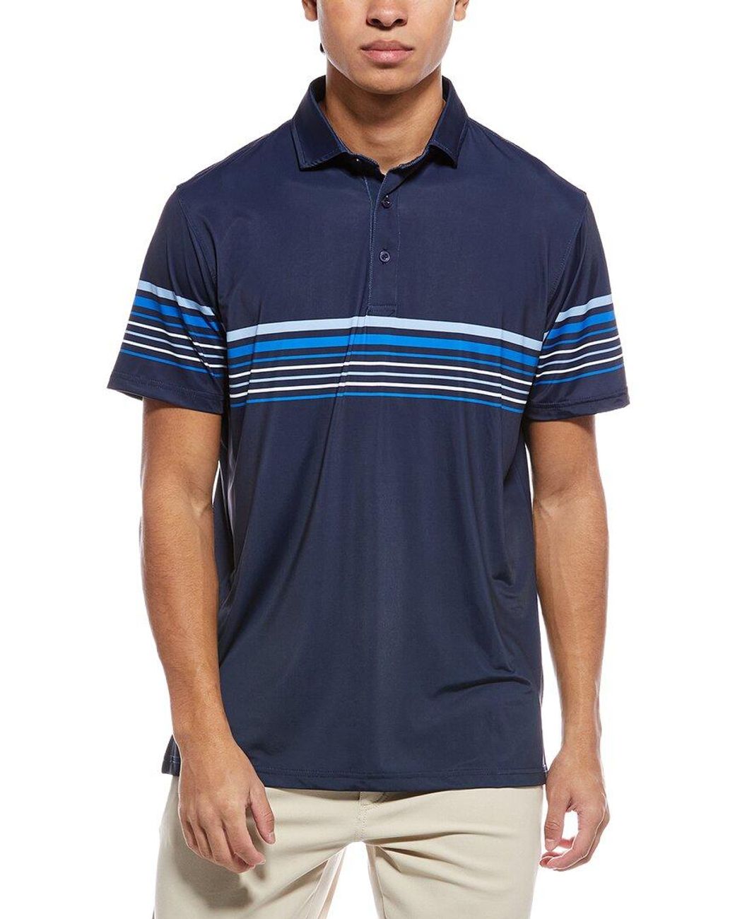 Tailorbyrd Engineered Performance Polo Shirt in Blue for Men | Lyst