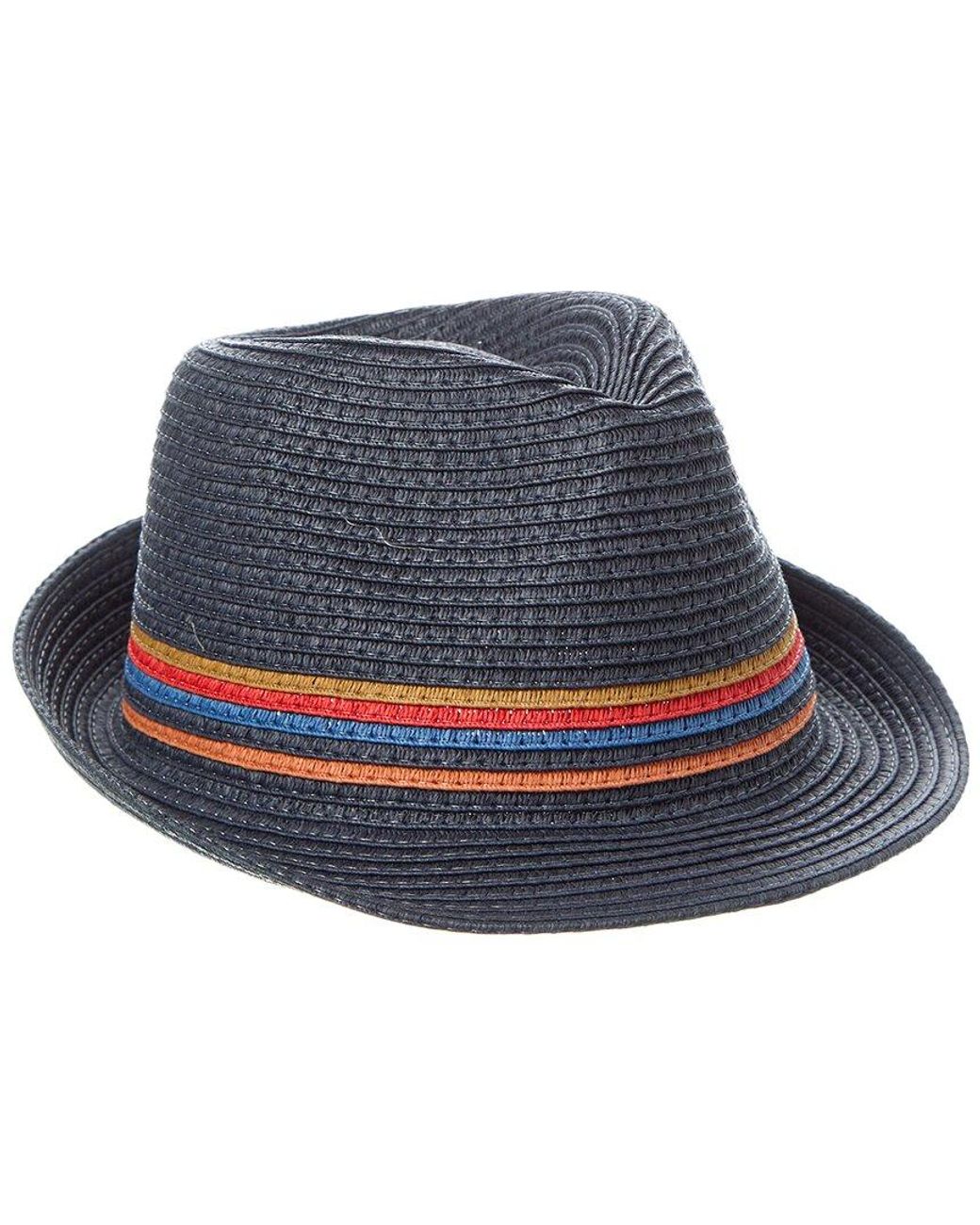 Paul Smith Trilby Artist Stripe Hat in Blue for Men | Lyst