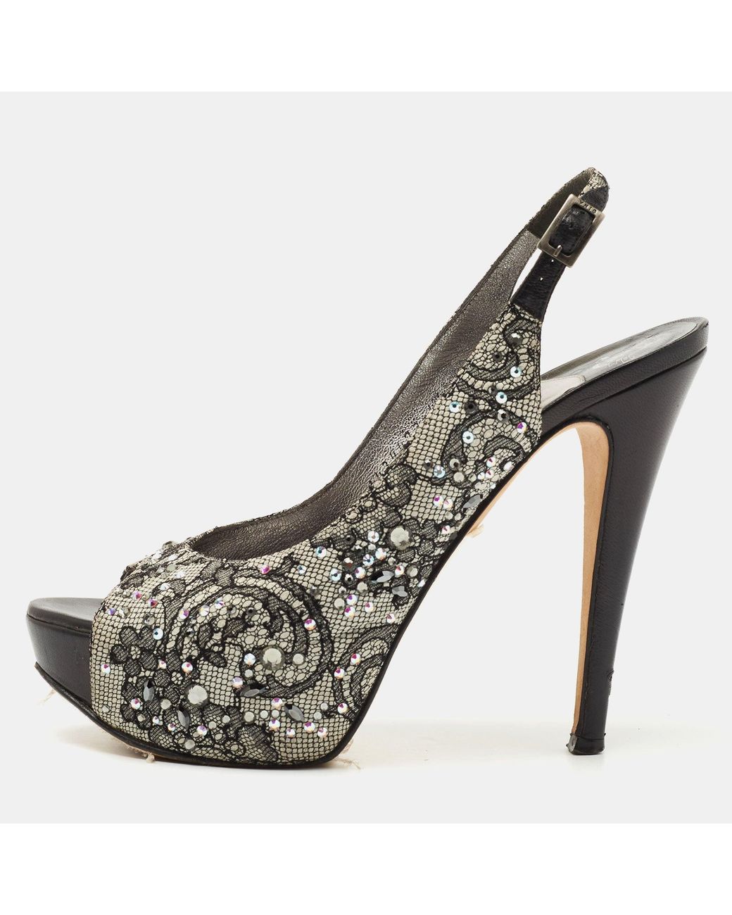Cool Slingback Heels Peep Toe Gallery