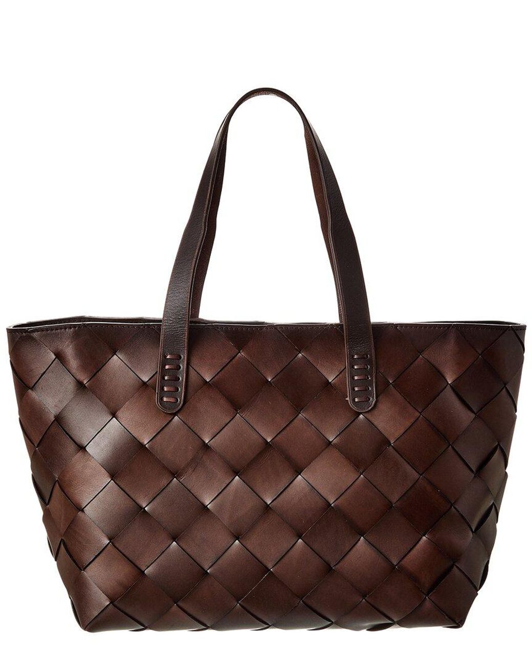 Dragon Diffusion Woven Leather Tote in Brown | Lyst