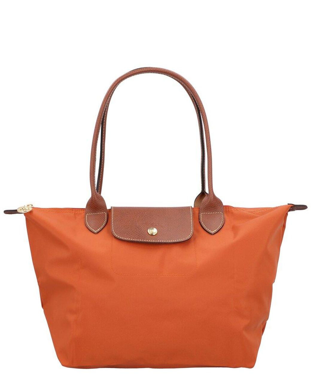 Longchamp Le Pliage Original Medium Canvas Tote in Orange | Lyst