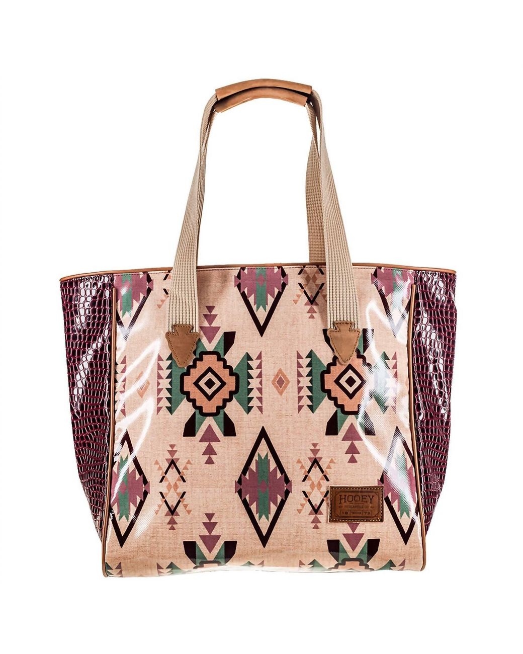 Hooey Nomad Aztec Pattern Adventure Tote Bag in Pink | Lyst