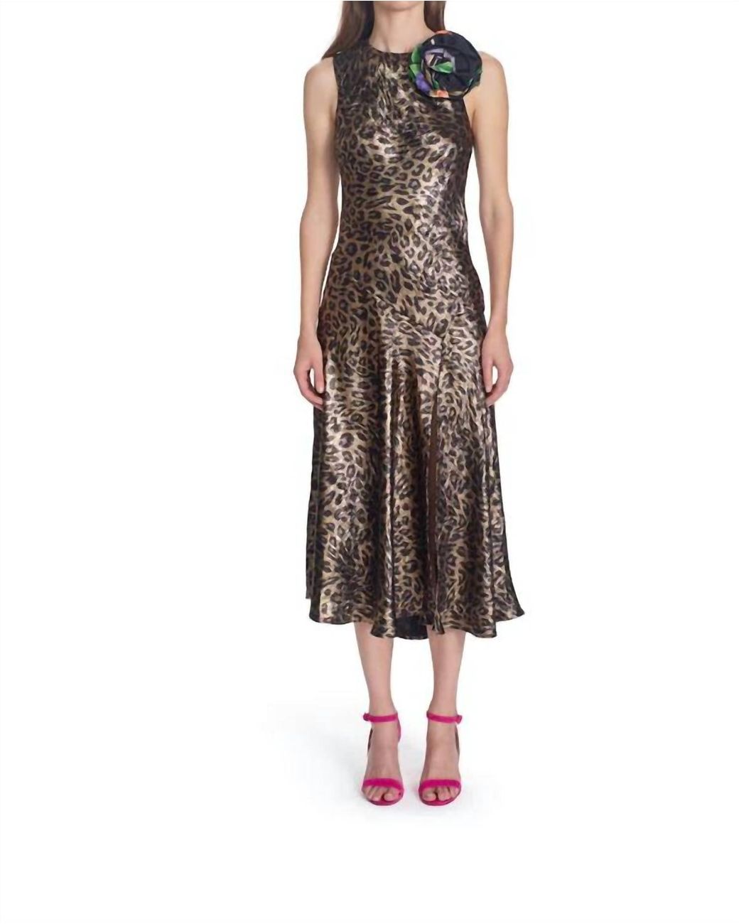 Corey Lynn Calter Pillar Dress in Metallic | Lyst