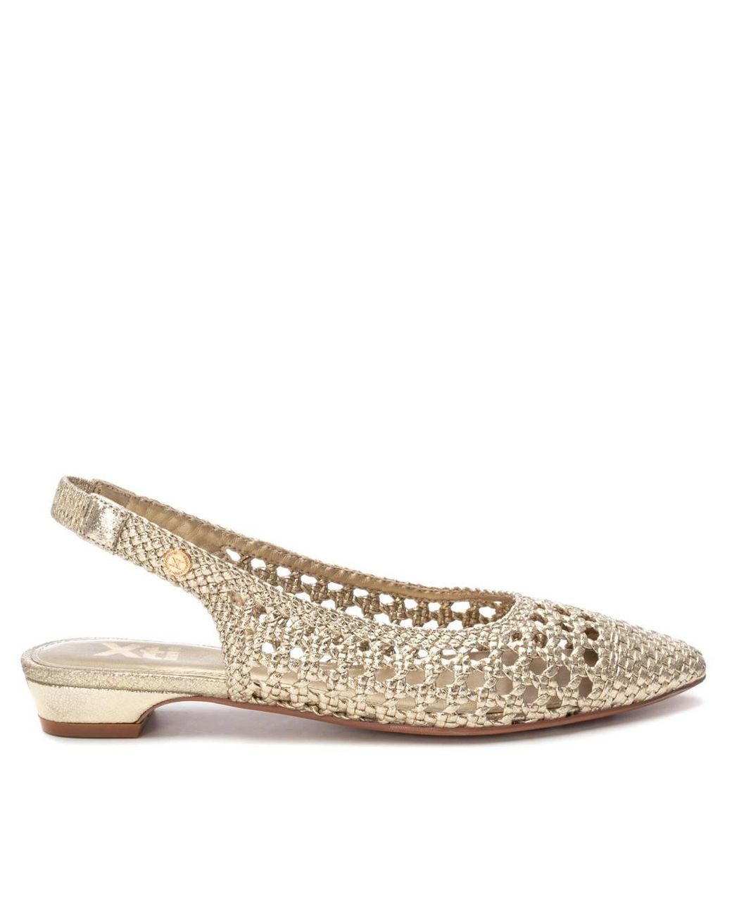 Xti Slingback Flats in Natural | Lyst
