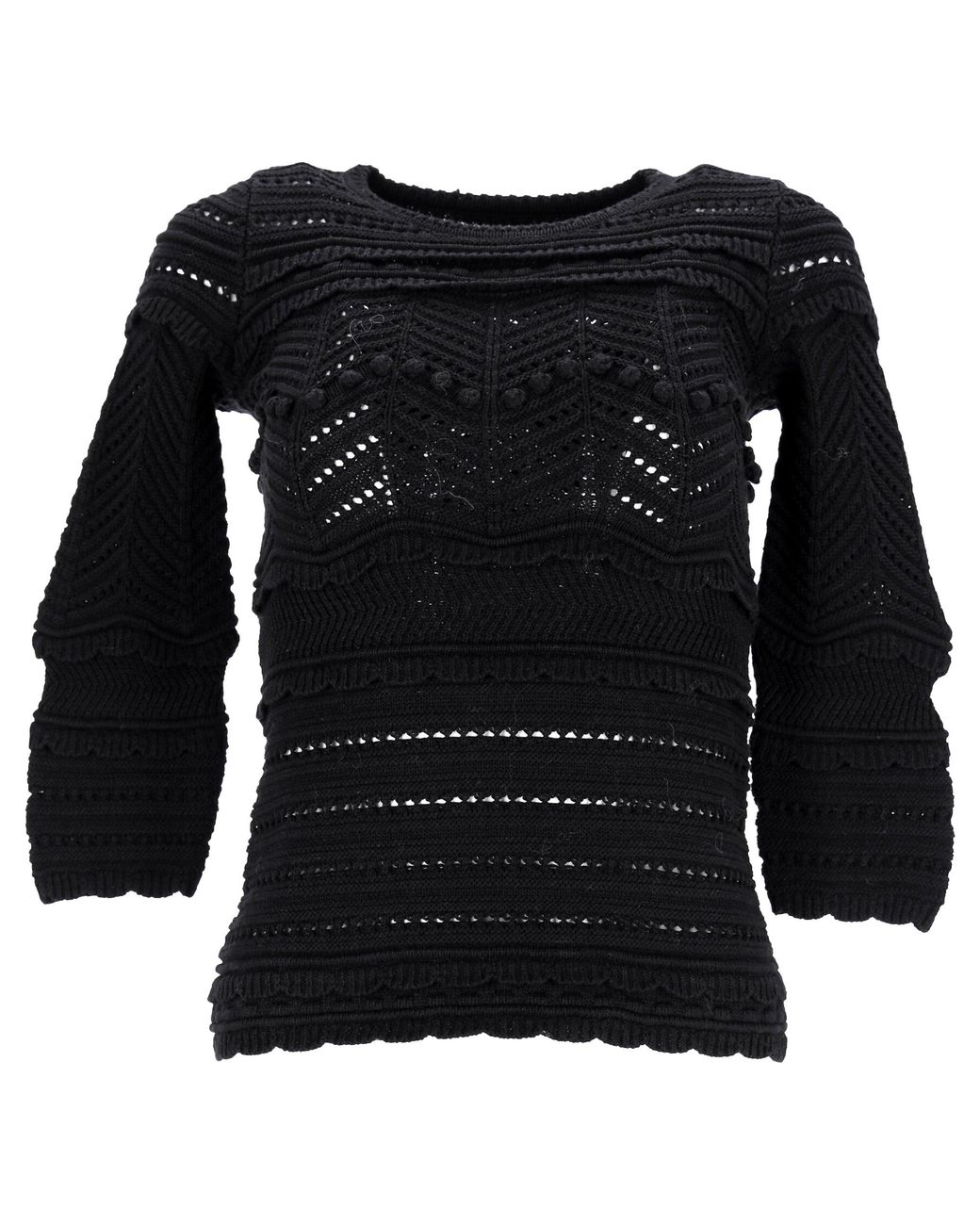 Isabel Marant Étoile Crochet Top in Black | Lyst