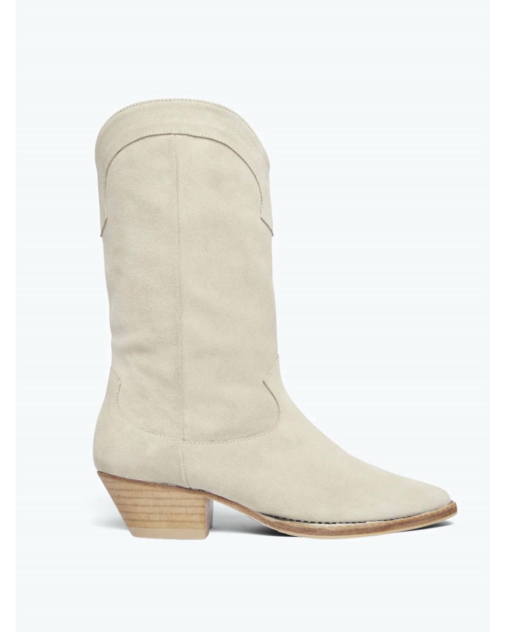 Frēda Salvador Loretta Western Boot in White | Lyst