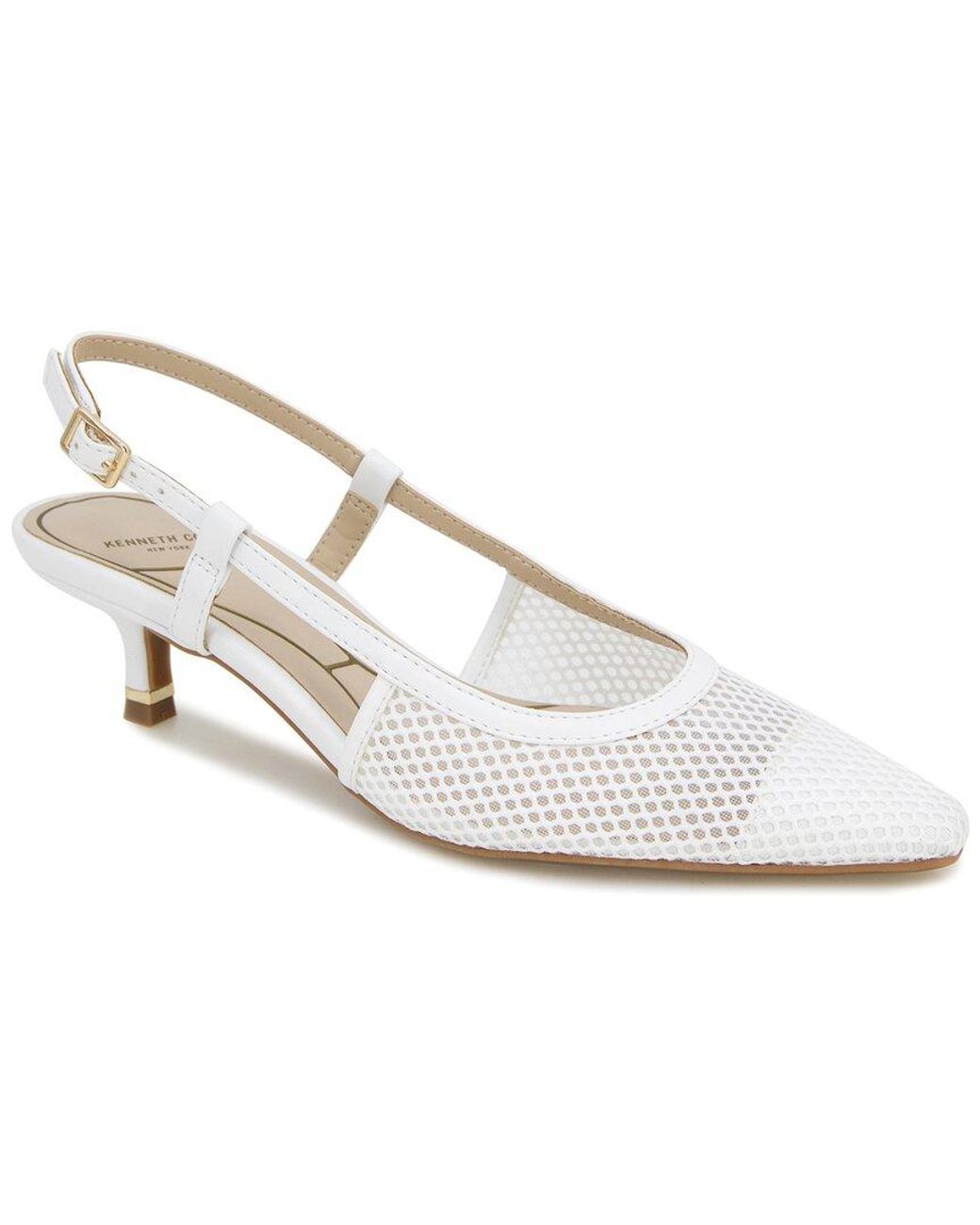 Kenneth Cole Martha Mesh Pump in White | Lyst