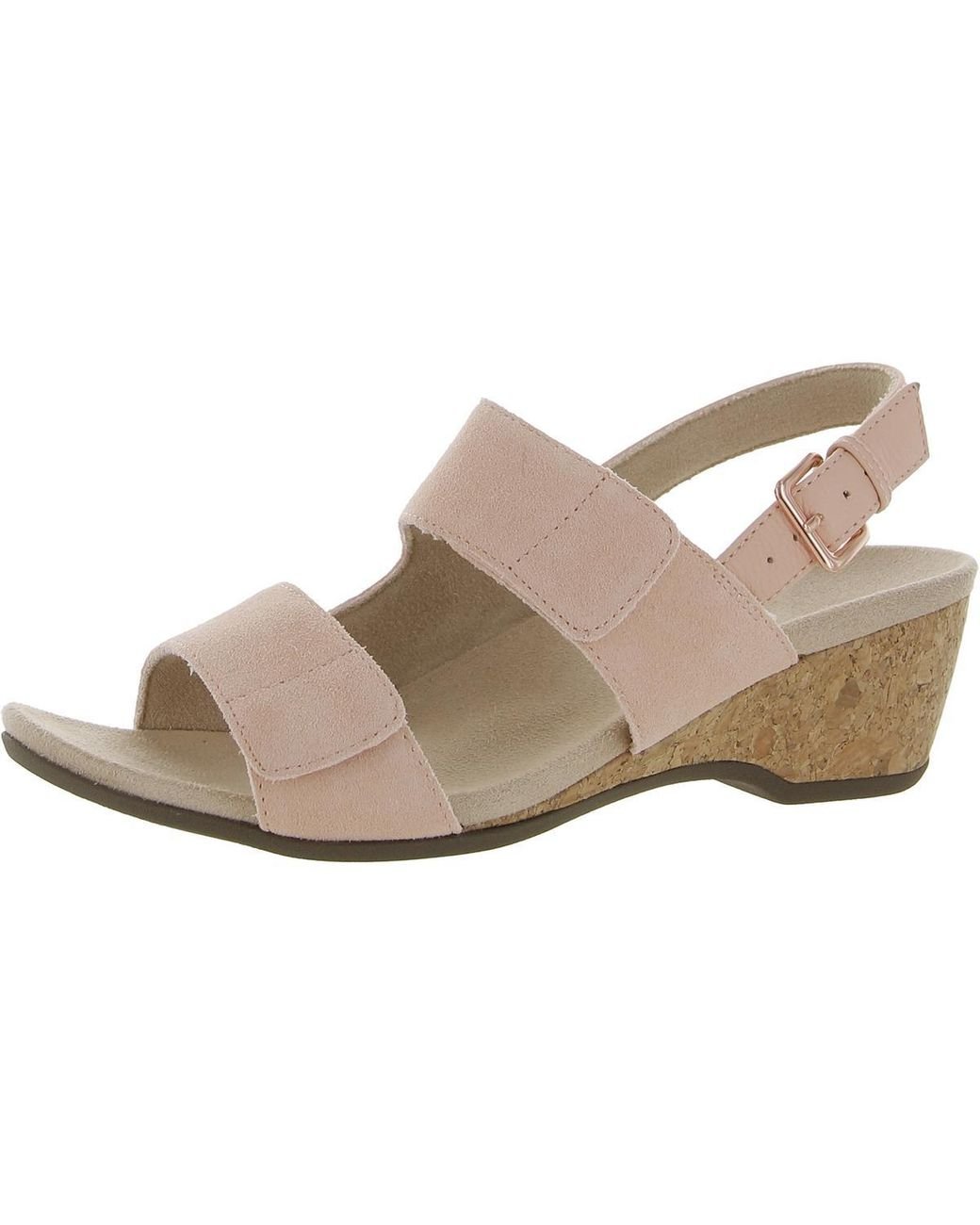 Vionic Marian Wedge Slingback Heels in Natural | Lyst