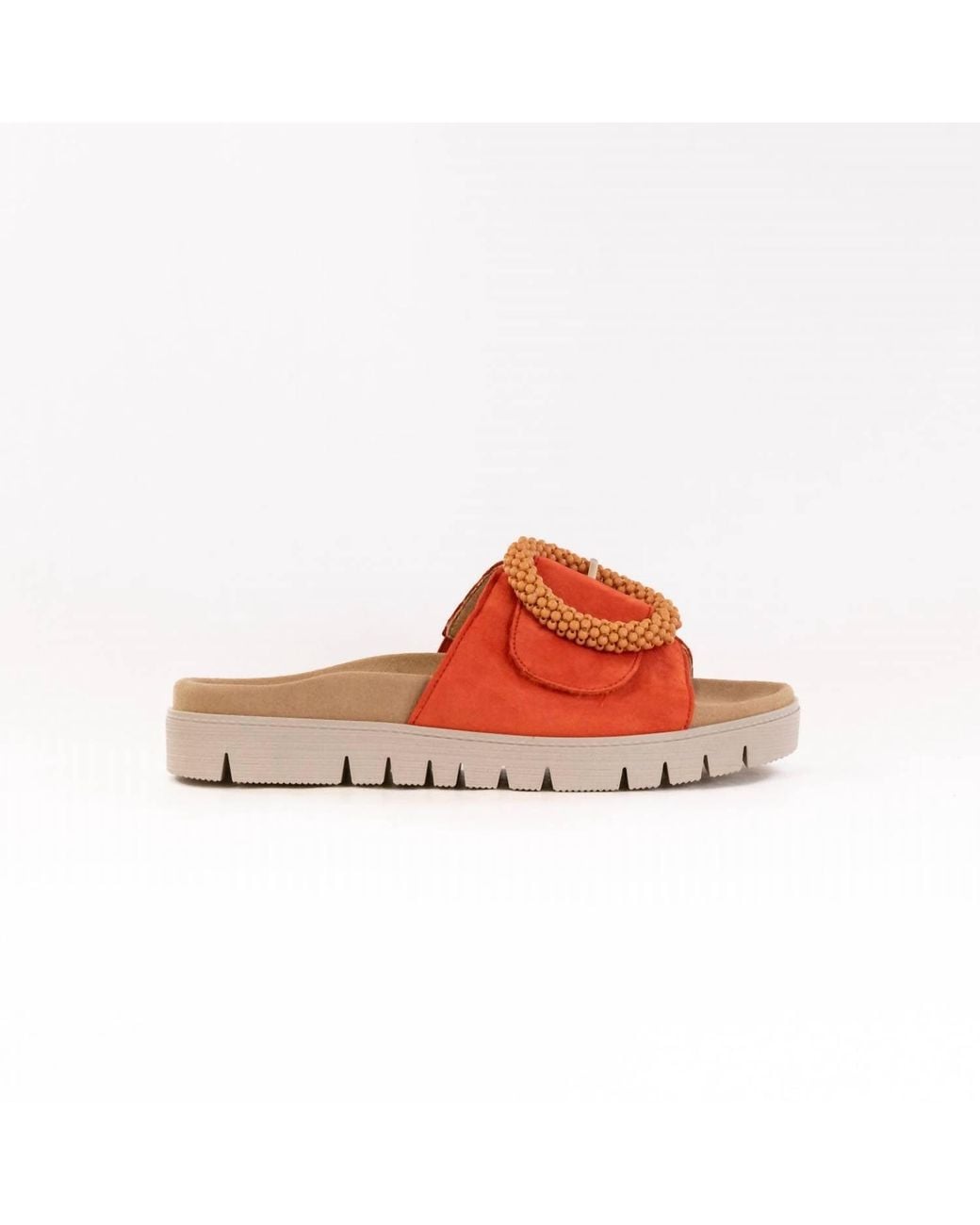 Gabor Velcro Sandal in Red | Lyst