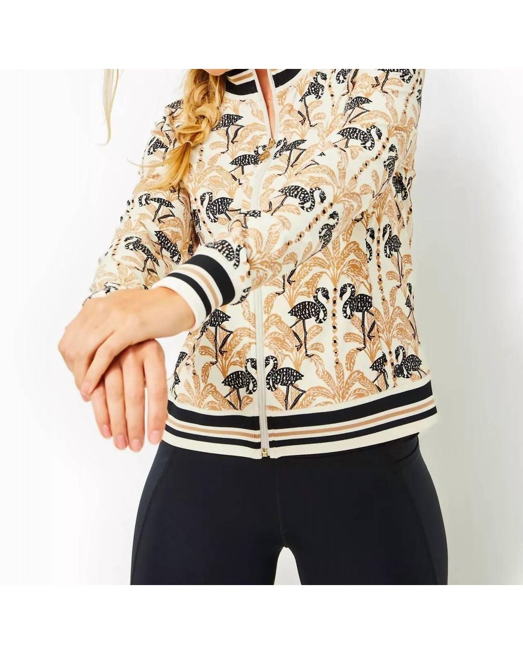 Lilly Pulitzer Regate Jacket Upf 50+ In Deeper Coconut Lil Stir It Up ...