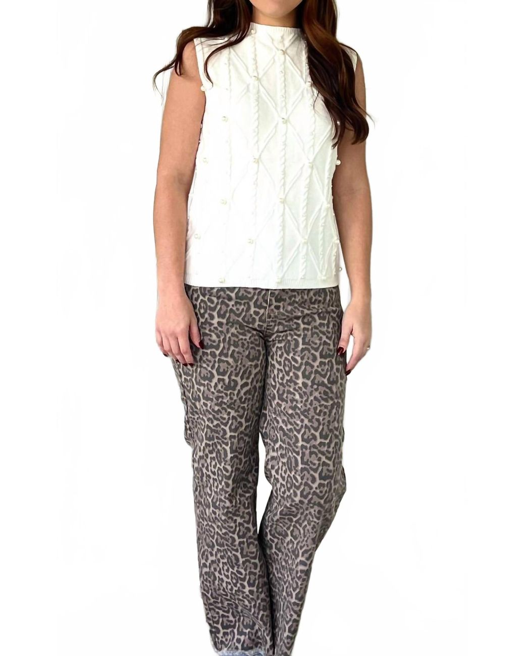 Little Daisy Closet Wild Streak Wide-Leg Jeans in Black | Lyst