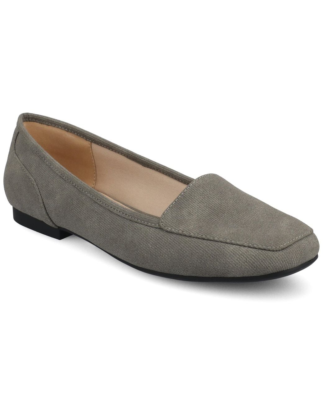 Journee Collection Journee Noelia Career Ballet Flats in Gray | Lyst
